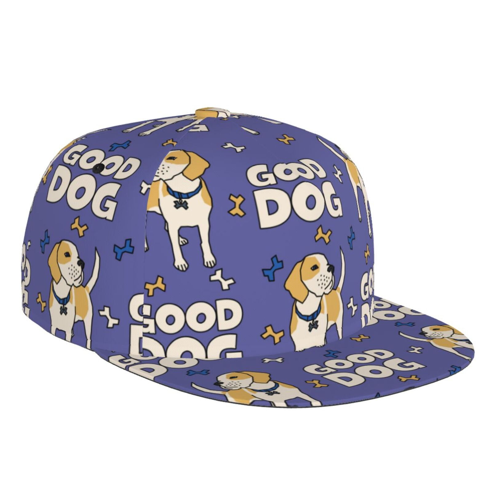 Adjustable Baseball Cap, Beagle Dog good Flat Bill Trucker Flat Brim ...