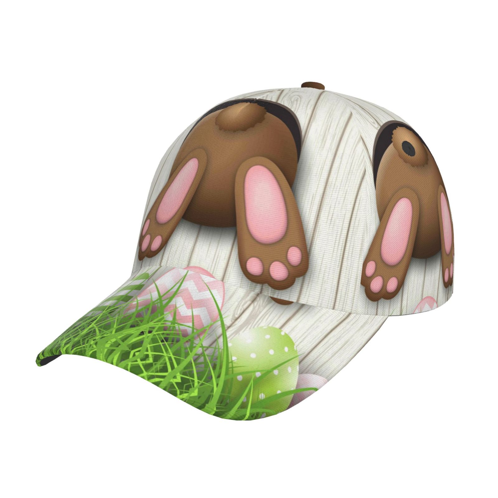 Adjustable Baseball Cap Brown Bunny Bottom And Easter Eggs Hats for Men ...