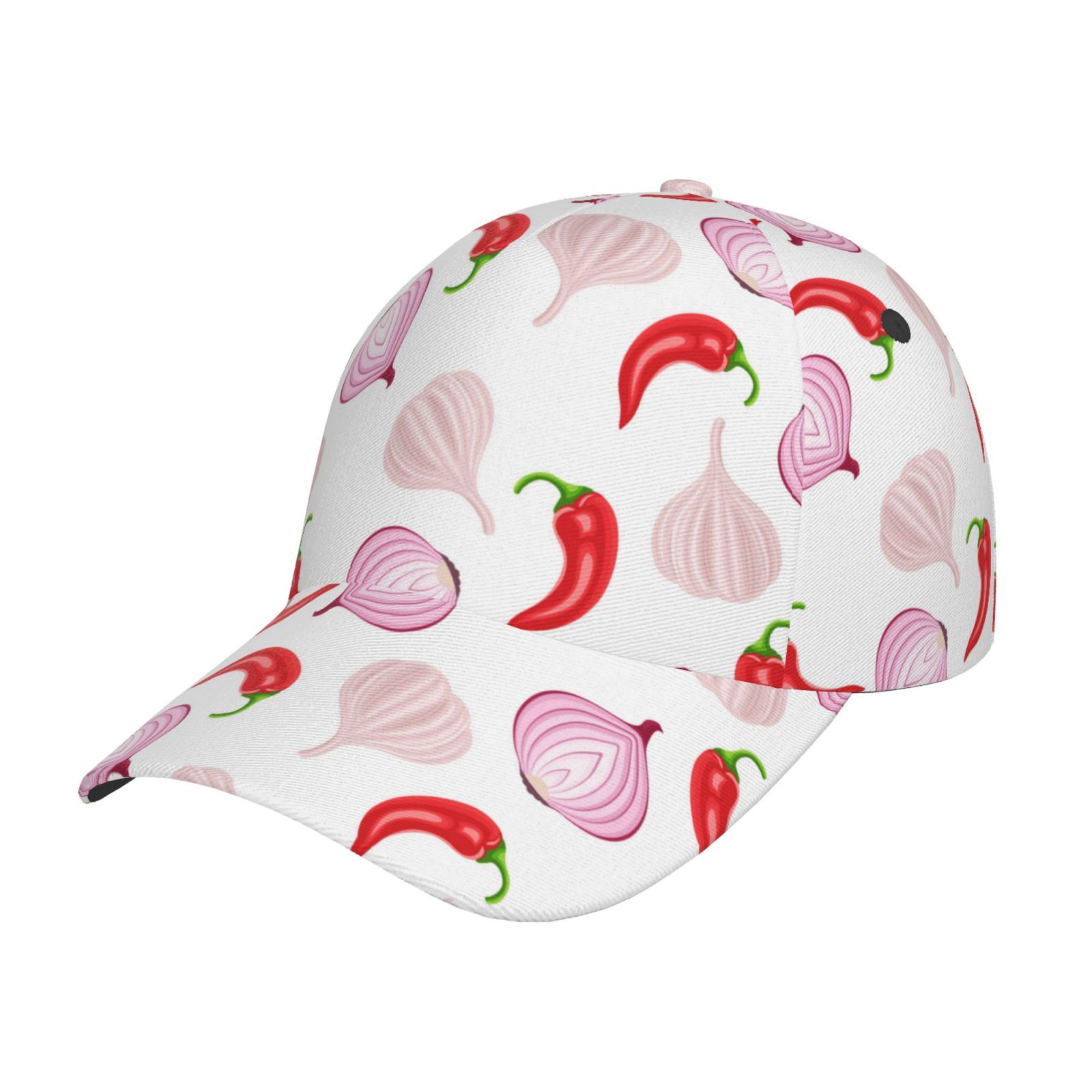 Adjustable Baseball Cap, Chili Pepper Onion Garlic Hats For Men And ...