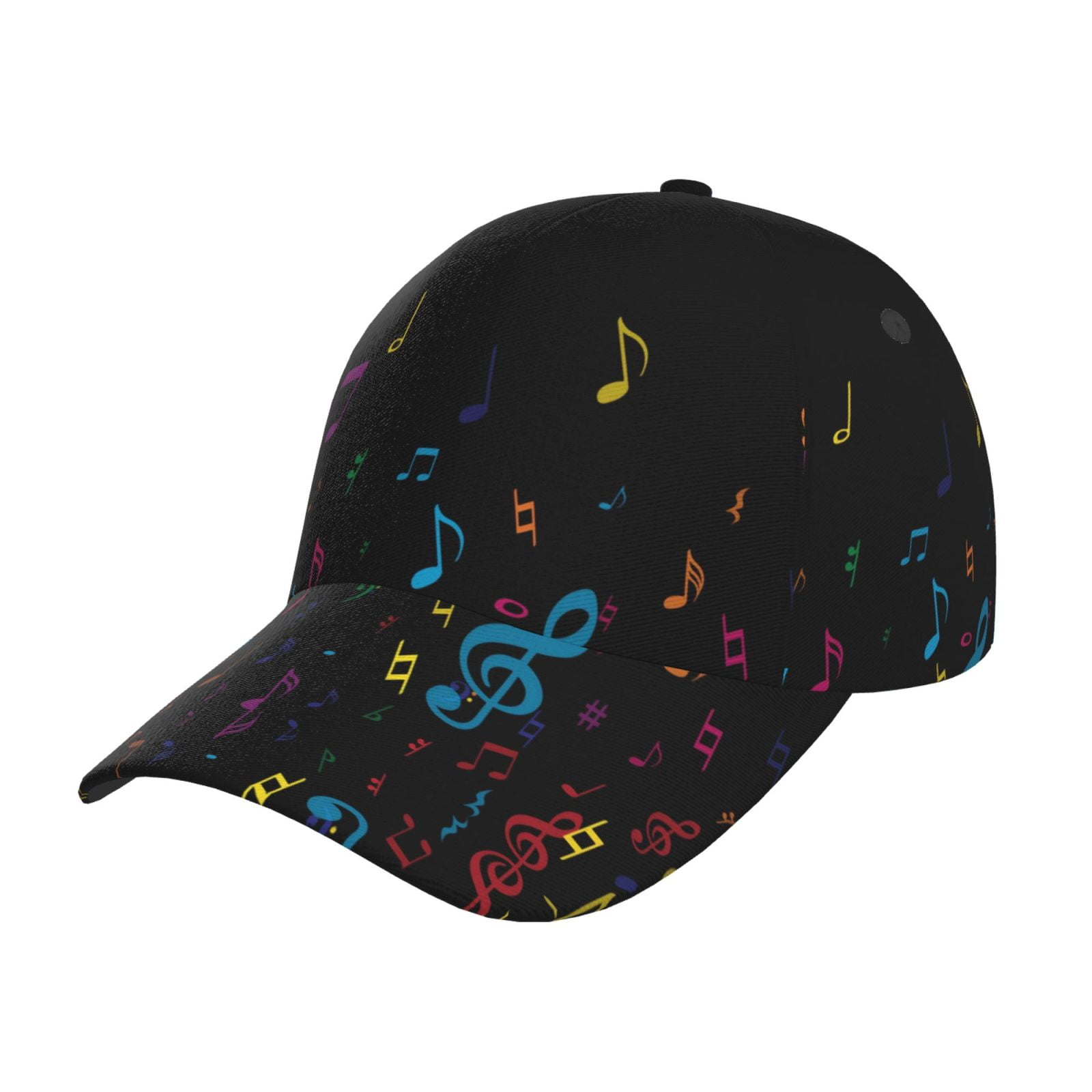 Adjustable Baseball Cap Color Musical Notes Hats for Men and Women ...