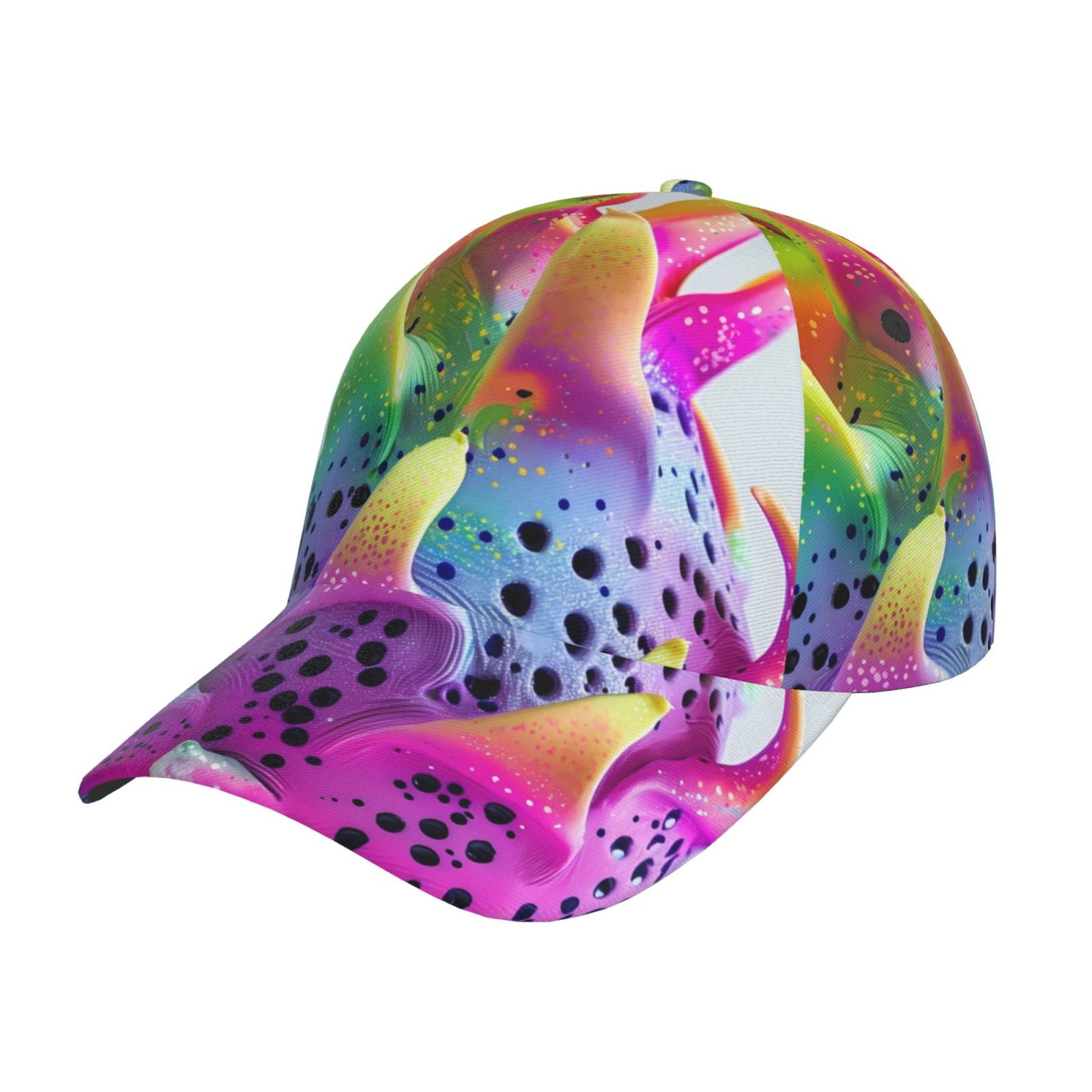 Adjustable Baseball Cap Colorful Glitter Dagon Fruit Hats for Men and ...
