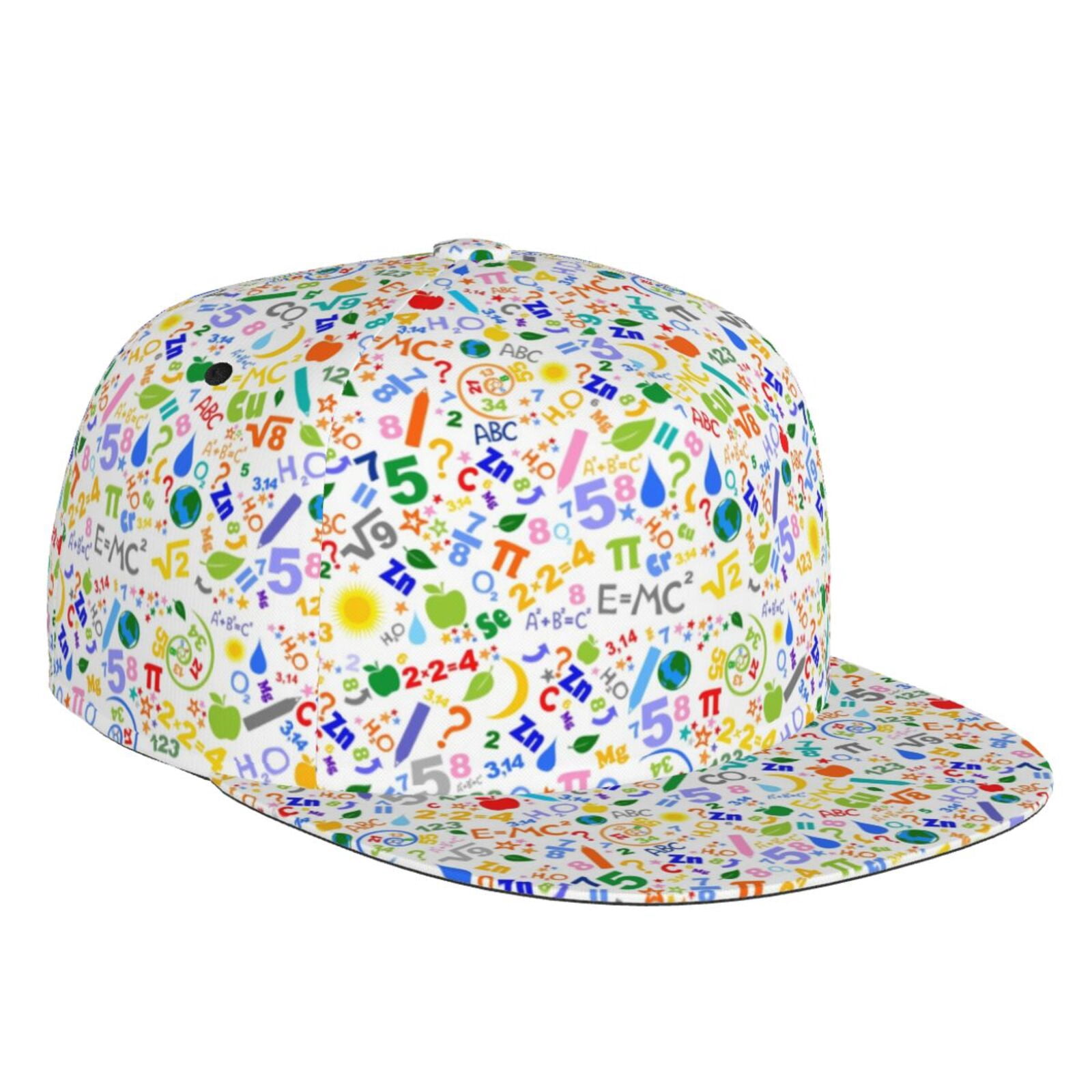 Adjustable Baseball Cap, Education And Science Flat Bill Trucker Flat ...