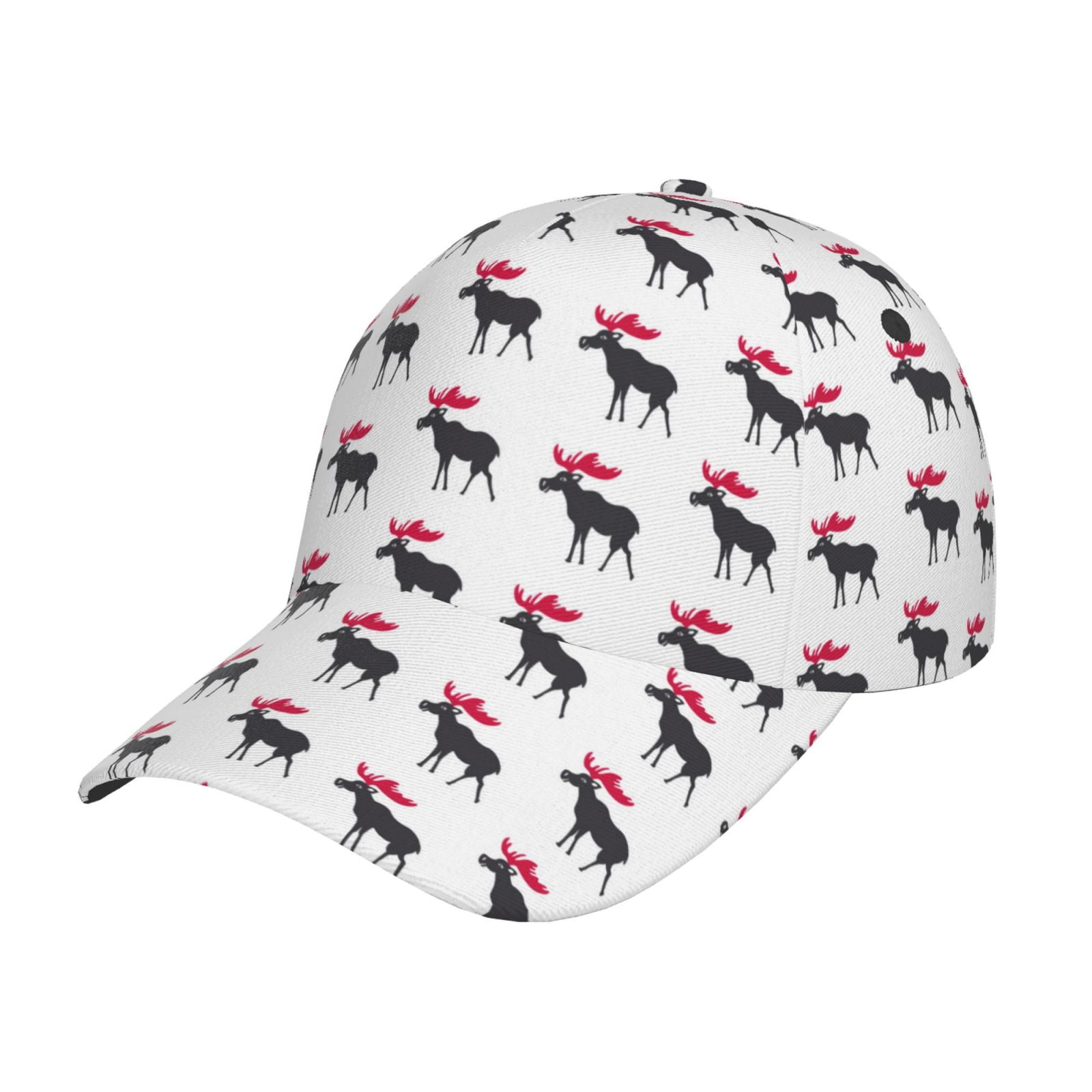 Adjustable Baseball Cap Elk Moose cartoon cute Hats for Men and Women ...