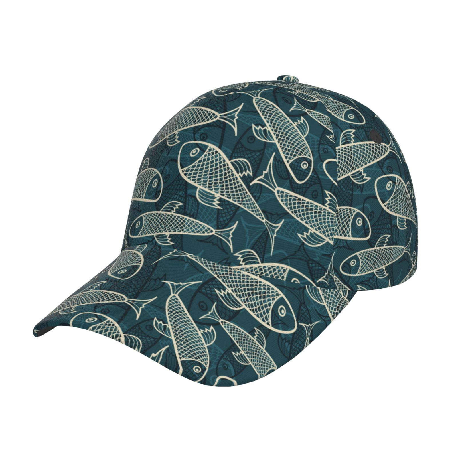 Adjustable Baseball Cap, Fish Style Hats For Men And Women, Trucker ...