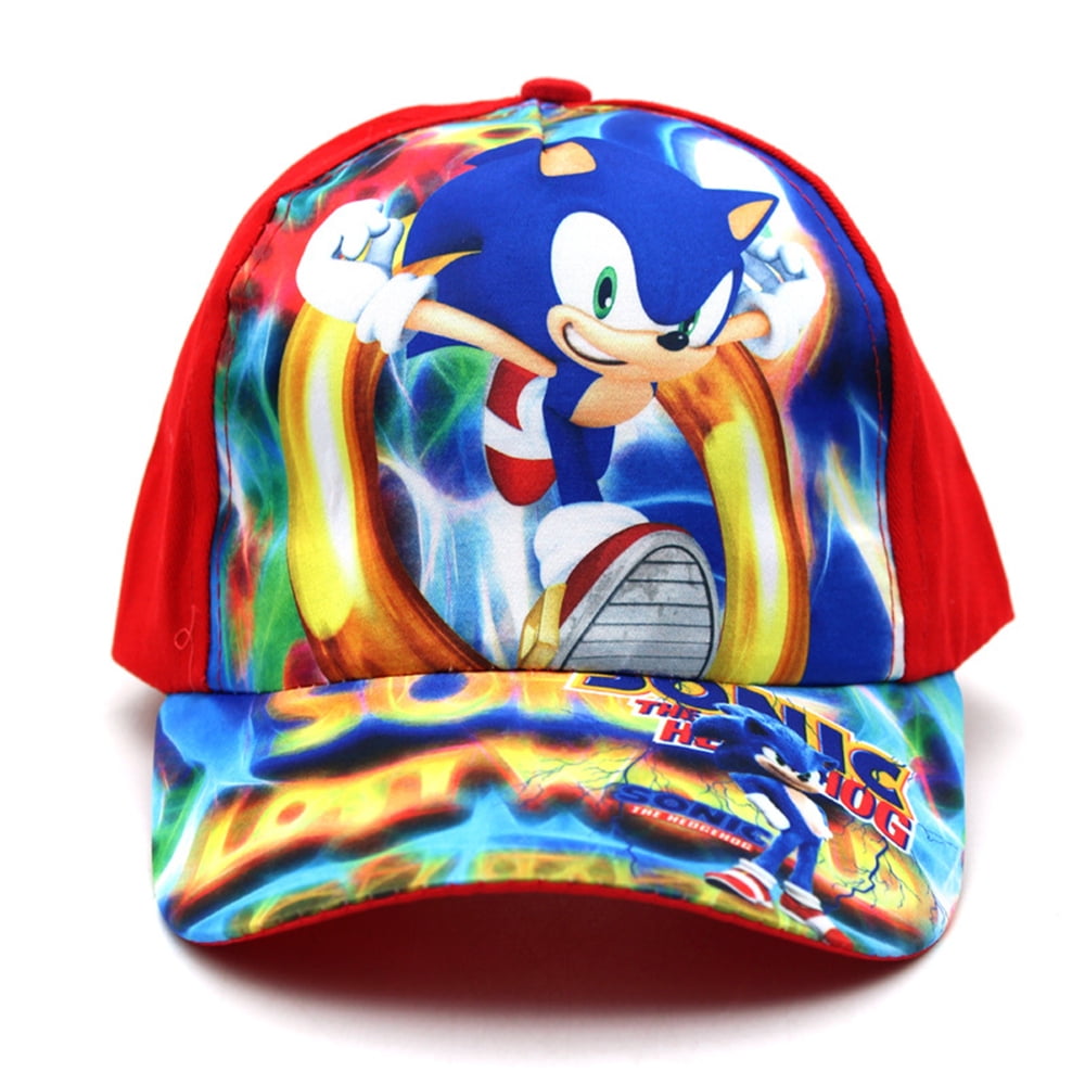Adjustable Baseball Cap Hat for Boys Girls, Sonic Youth Kids 3D the ...