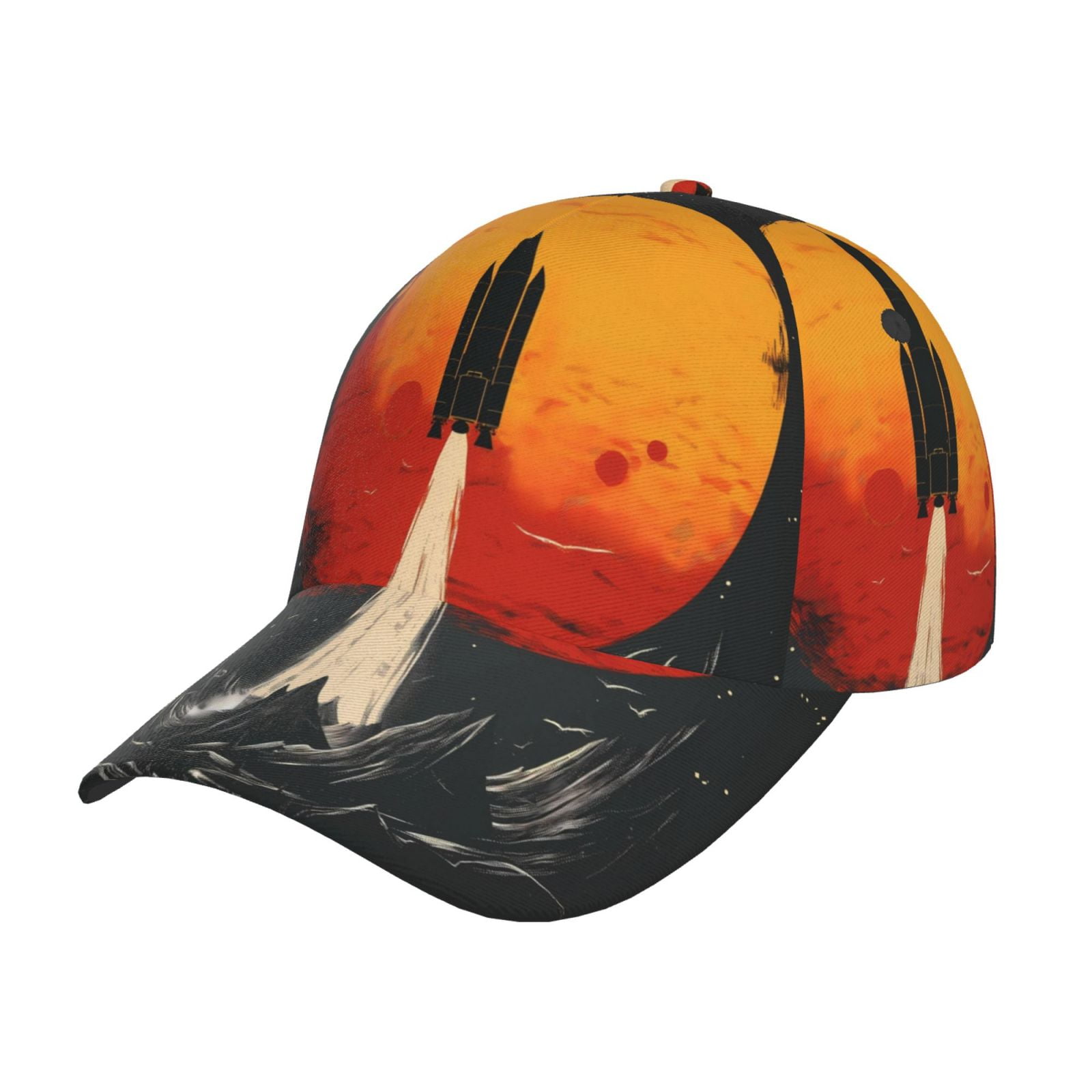 Adjustable Baseball Cap Retro Space Rocket Launch Hats for Men and ...