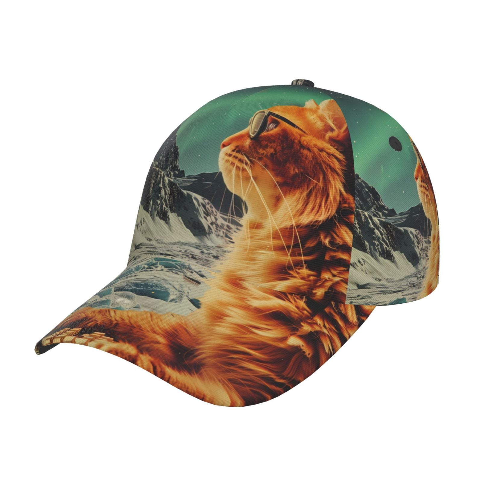 Adjustable Baseball Cap Space Adventurer Cat Hats for Men and Women ...