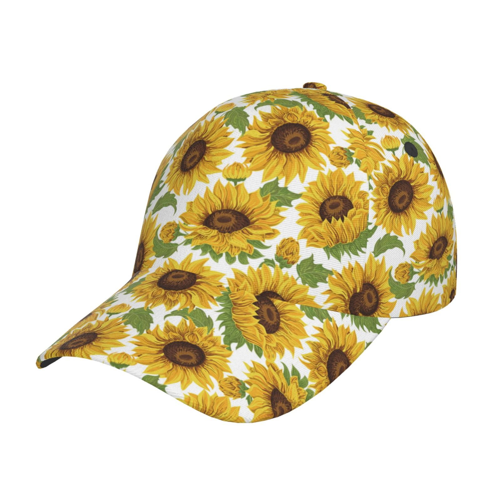 Adjustable Baseball Cap, Sunflowers Aesthetic Floral Hats For Men And ...
