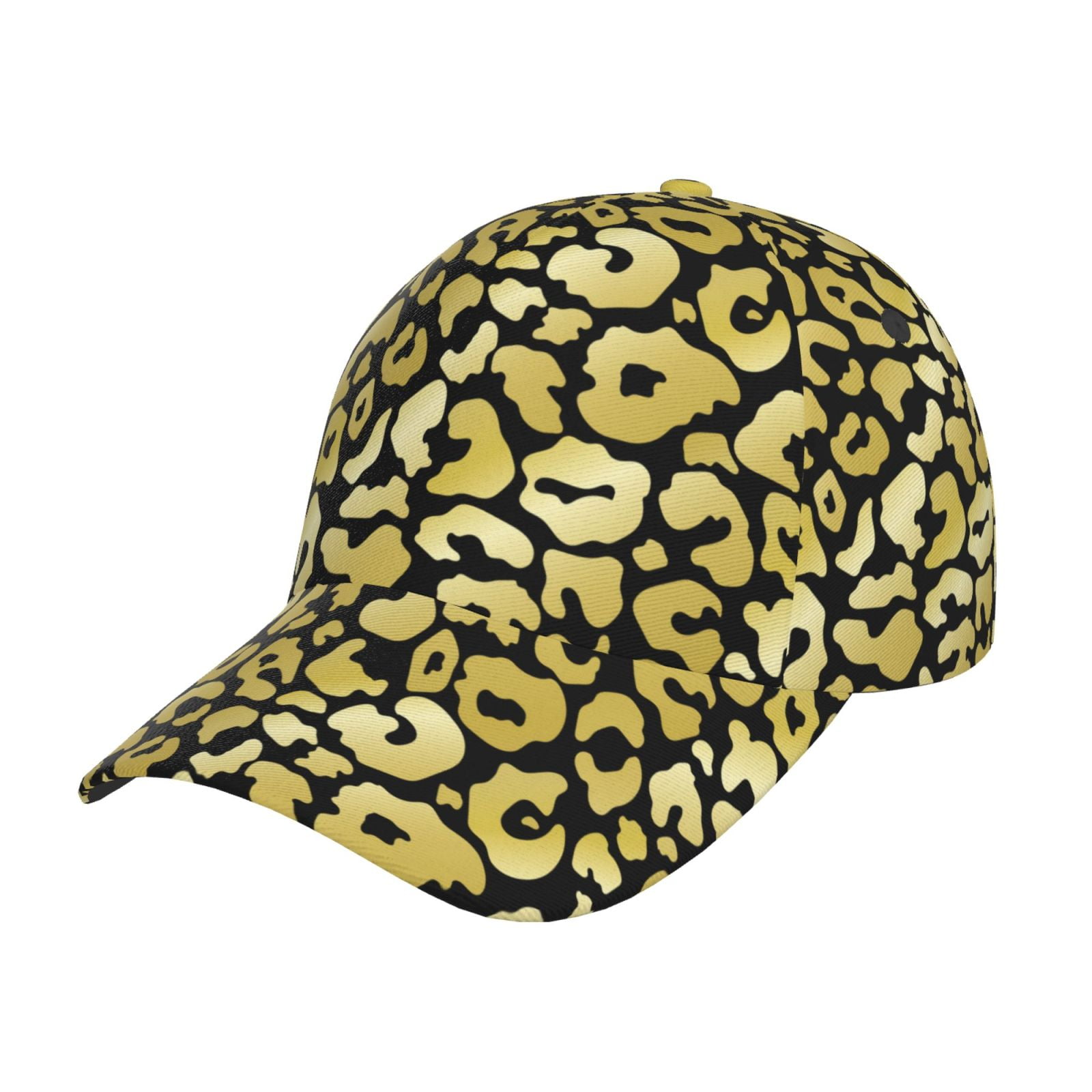 Adjustable Baseball Cap Trendy golden leopard cool Hats for Men and ...