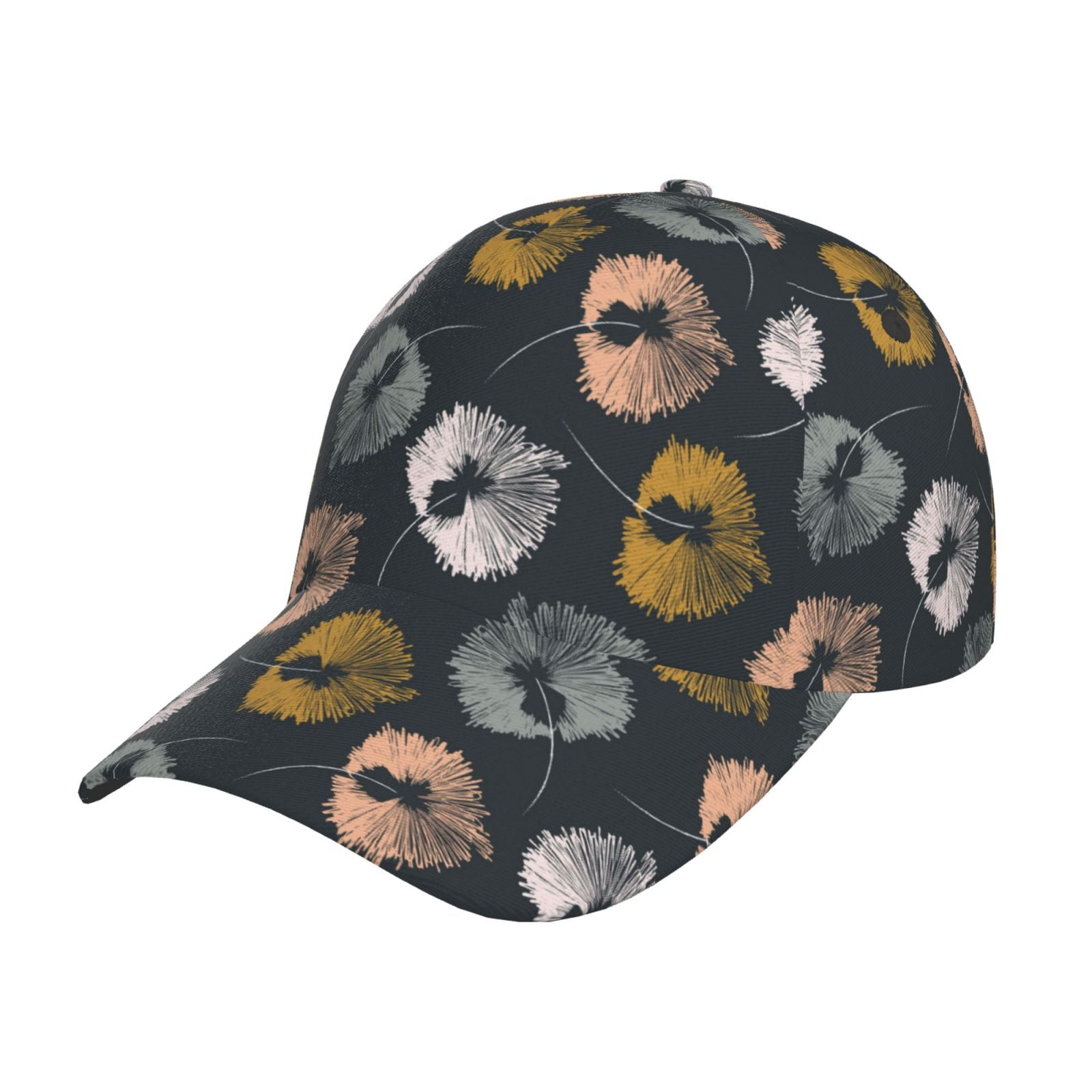Adjustable Baseball Cap abstract leaves Hats for Men and Women, Trucker ...