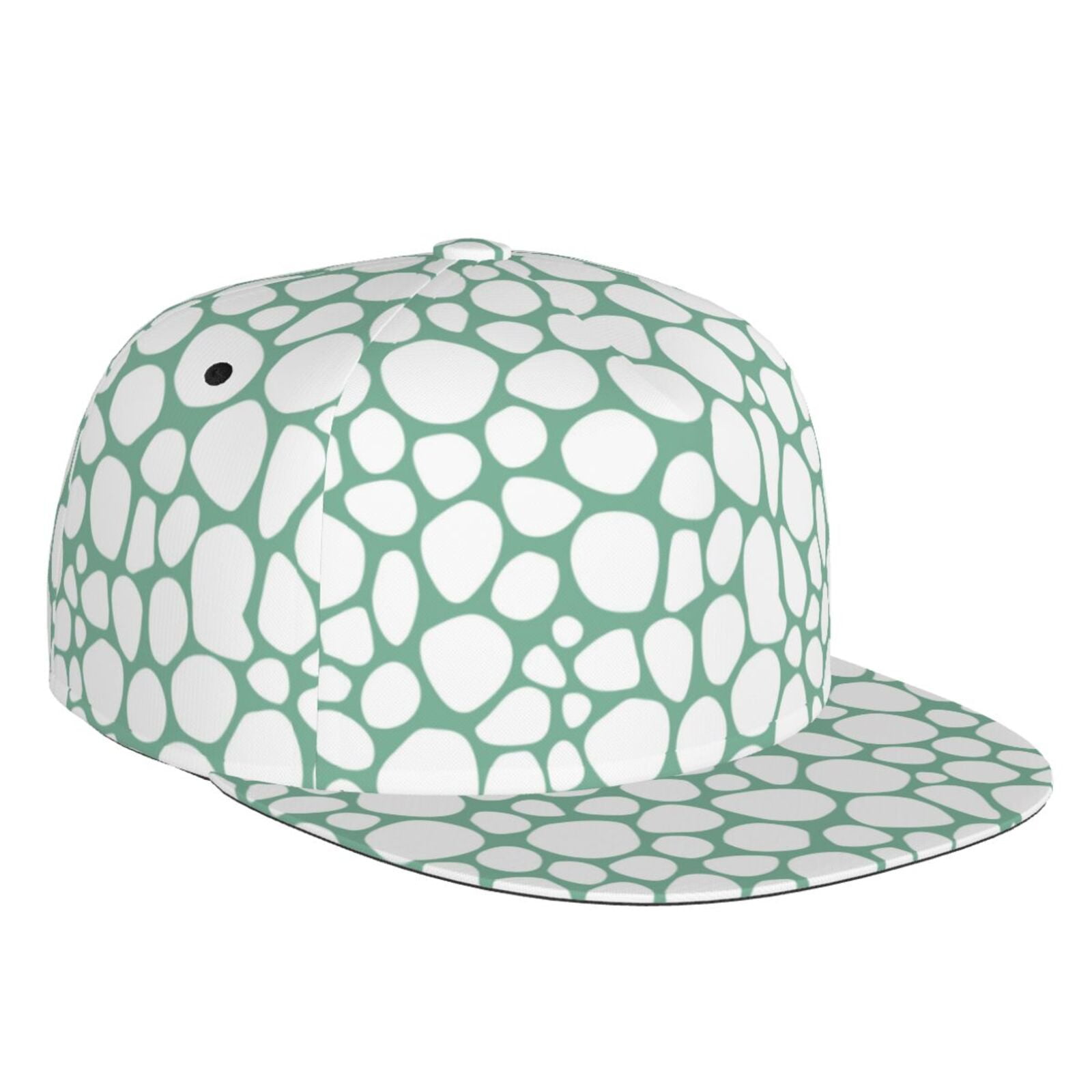 Adjustable Baseball Cap, abstract spots pattern Flat Bill Trucker Flat ...
