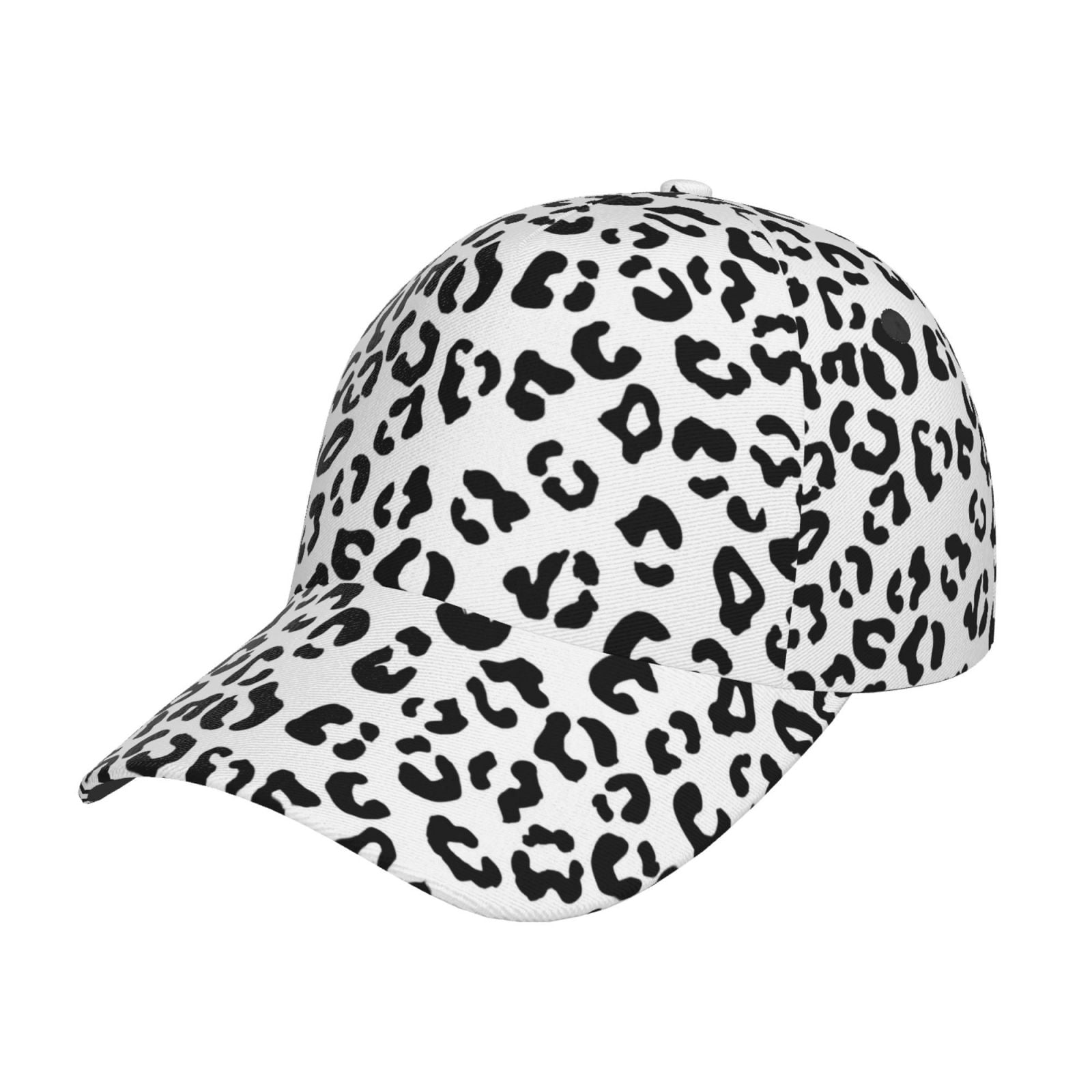 Adjustable Baseball Cap black Leopard fashion Hats for Men and Women ...