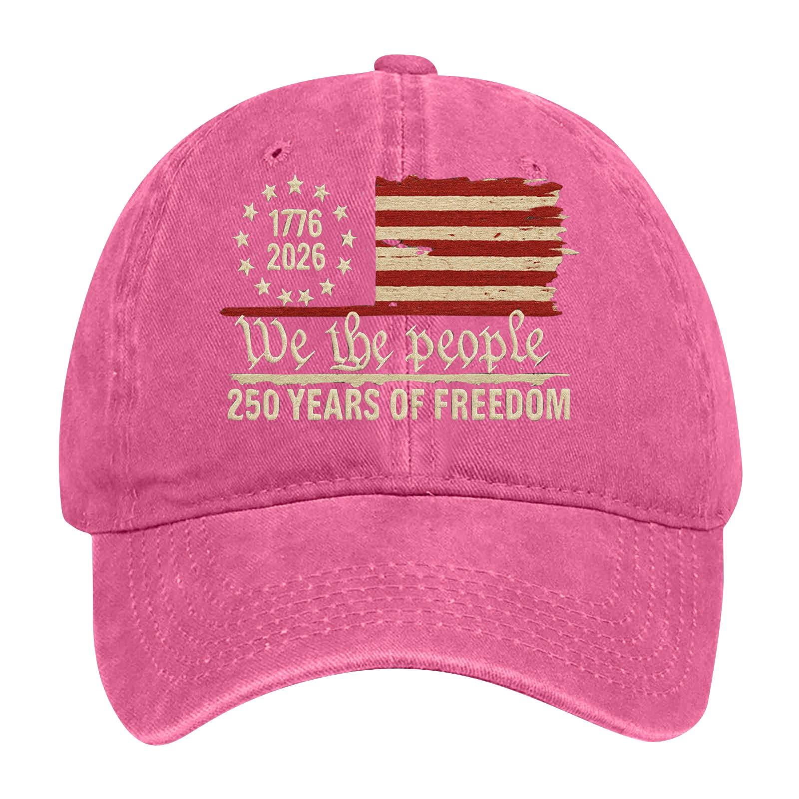 Adjustable Baseball Cap with Embroidered We the People 250 Years of ...