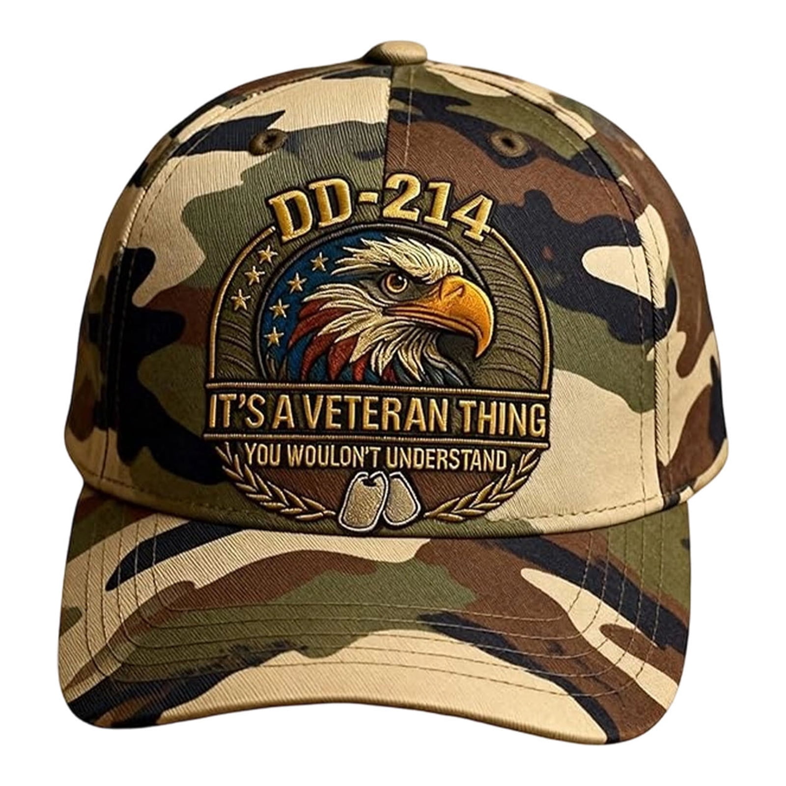 Adjustable Baseball Hat With Embroidered Lettering For Adults ...