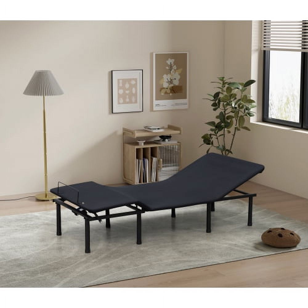 Adjustable Bed Base - Three Fold-TXL-Motorized Head and Foot Incline ...