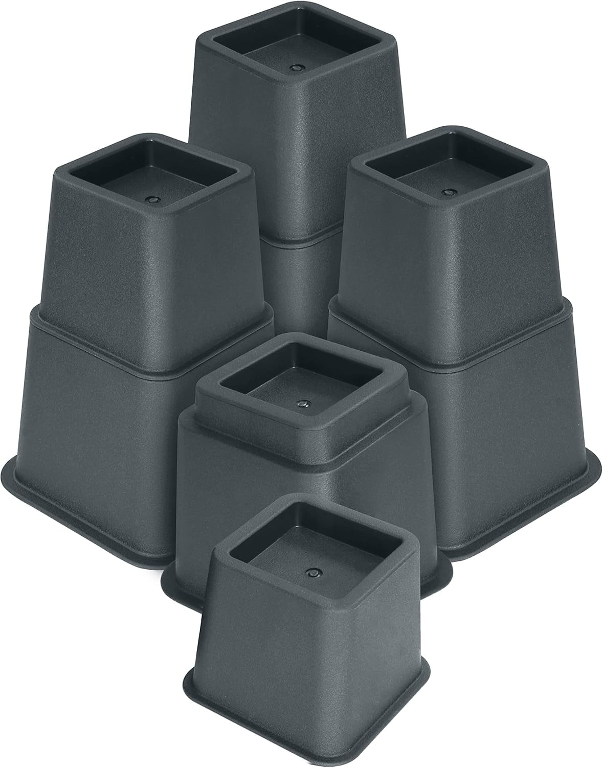 Adjustable Bed Furniture Lifter - Adjustable 3, 5, or 8 Inch Height ...