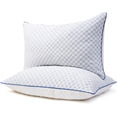 Adjustable Bed Pillows Queen Size Set of 2 for Sleeping, Soft and ...