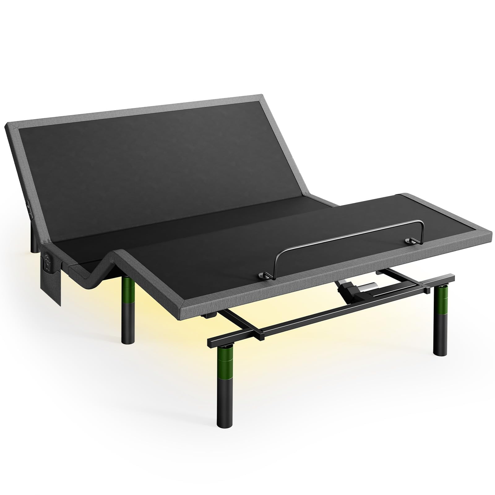 Adjustable Bed Queen, Head and Foot Incline Adjustable Bed Frame with ...