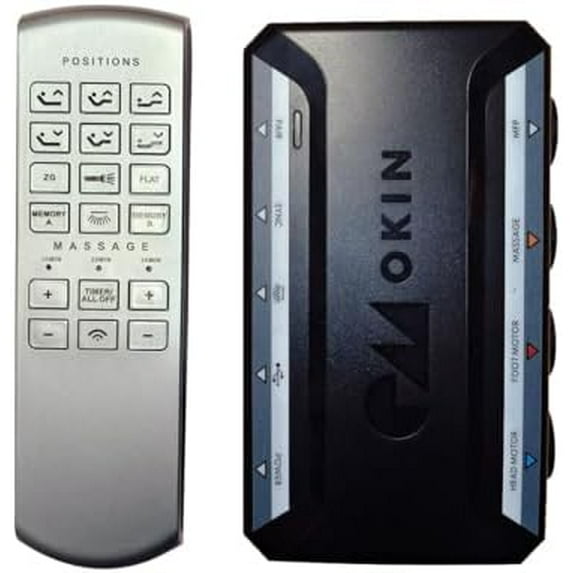 Adjustable Bed Remote and Receiver Control Box OKIN Model JLDK JLDP ...
