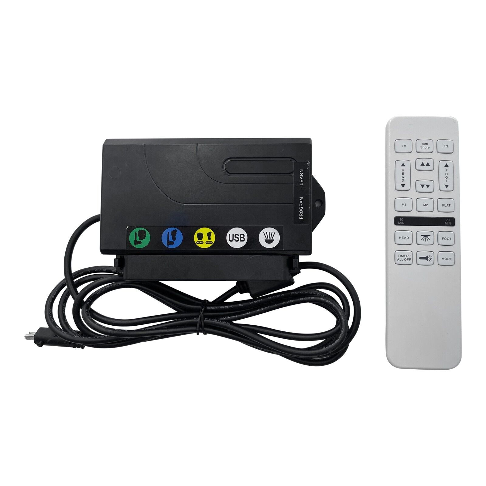 Adjustable Bed Richmat Wireless HJH55 Remote and HJC18 Control Box Kit ...