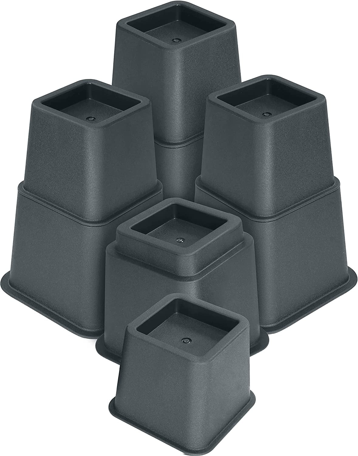 Adjustable Bed Risers - Elevation in Heights 3 5 or 8 Inch Heavy Duty ...