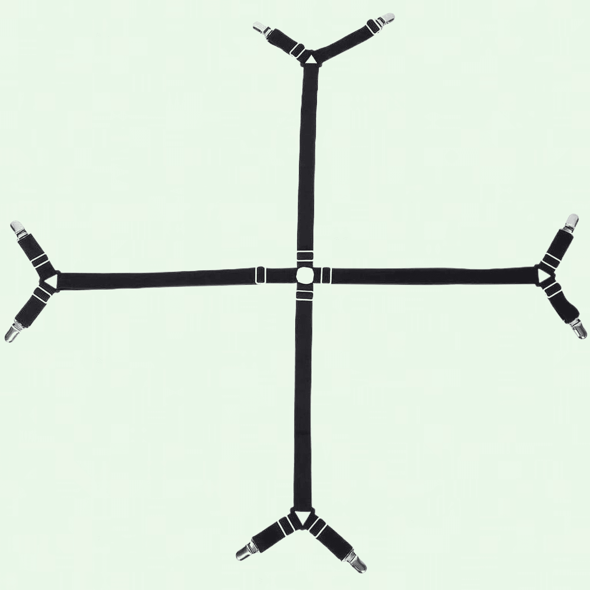 Adjustable Bed Sheet Fasteners, Heavy Duty Elastic Fitted Sheet Straps ...