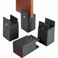 Adjustable Bed and Furniture Risers with Screw Clamp, 4Pcs 10cm ...