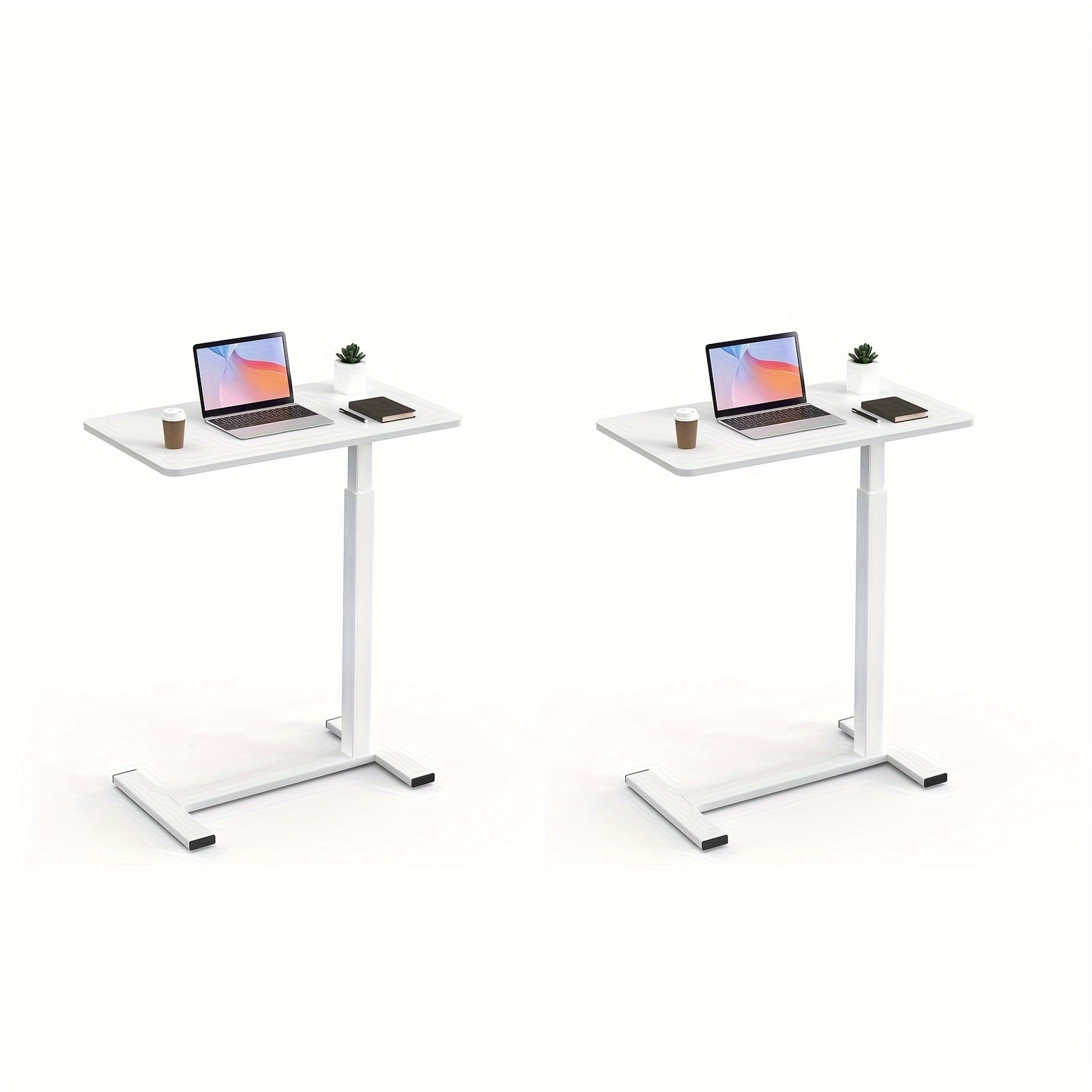 [Adjustable Bedside Table] 1 or 2pcs Adjustable Height Bedside Table ...