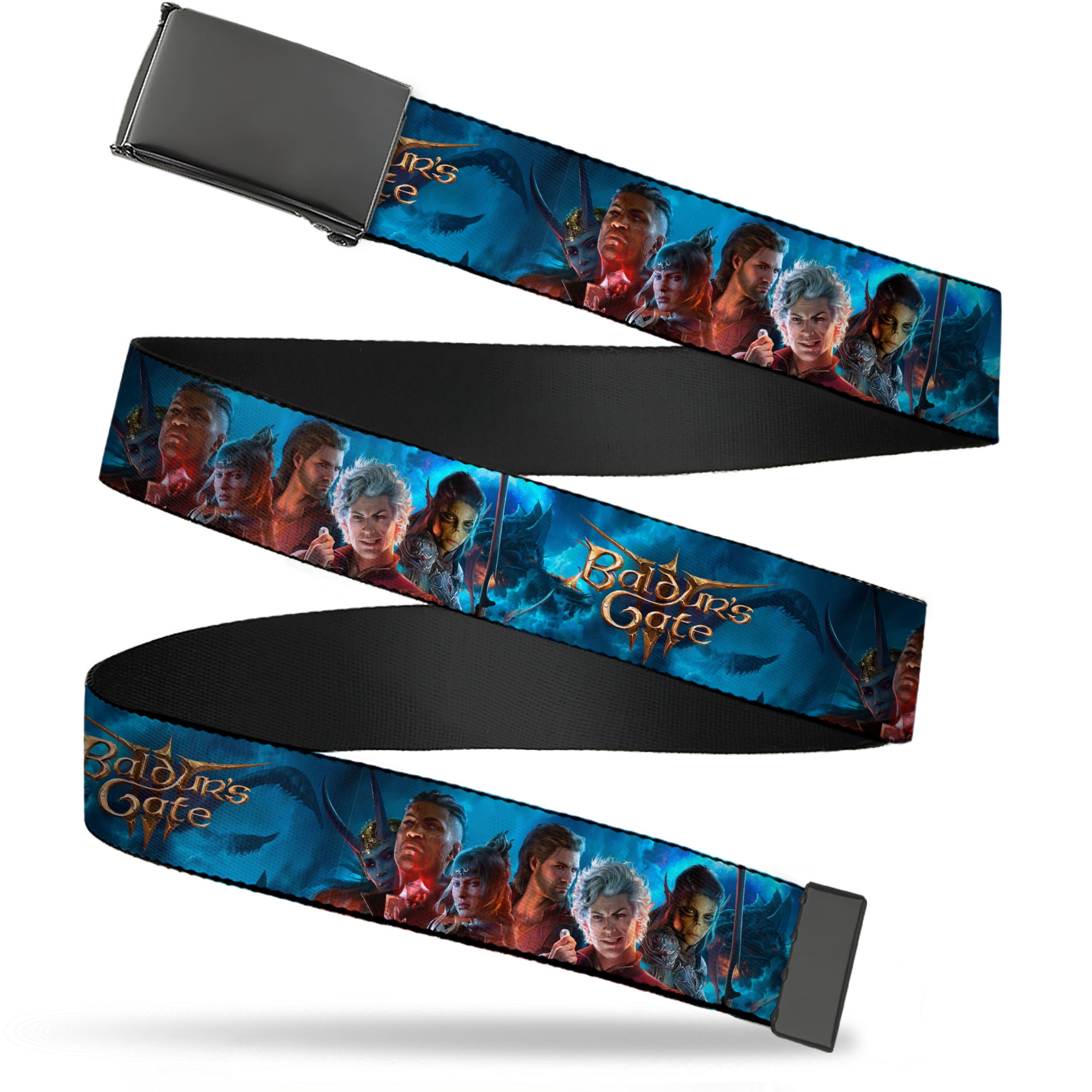 Adjustable Belt, Clamp Buckle, Cut-to-Fit, Baldurs Gate III Group Pose ...