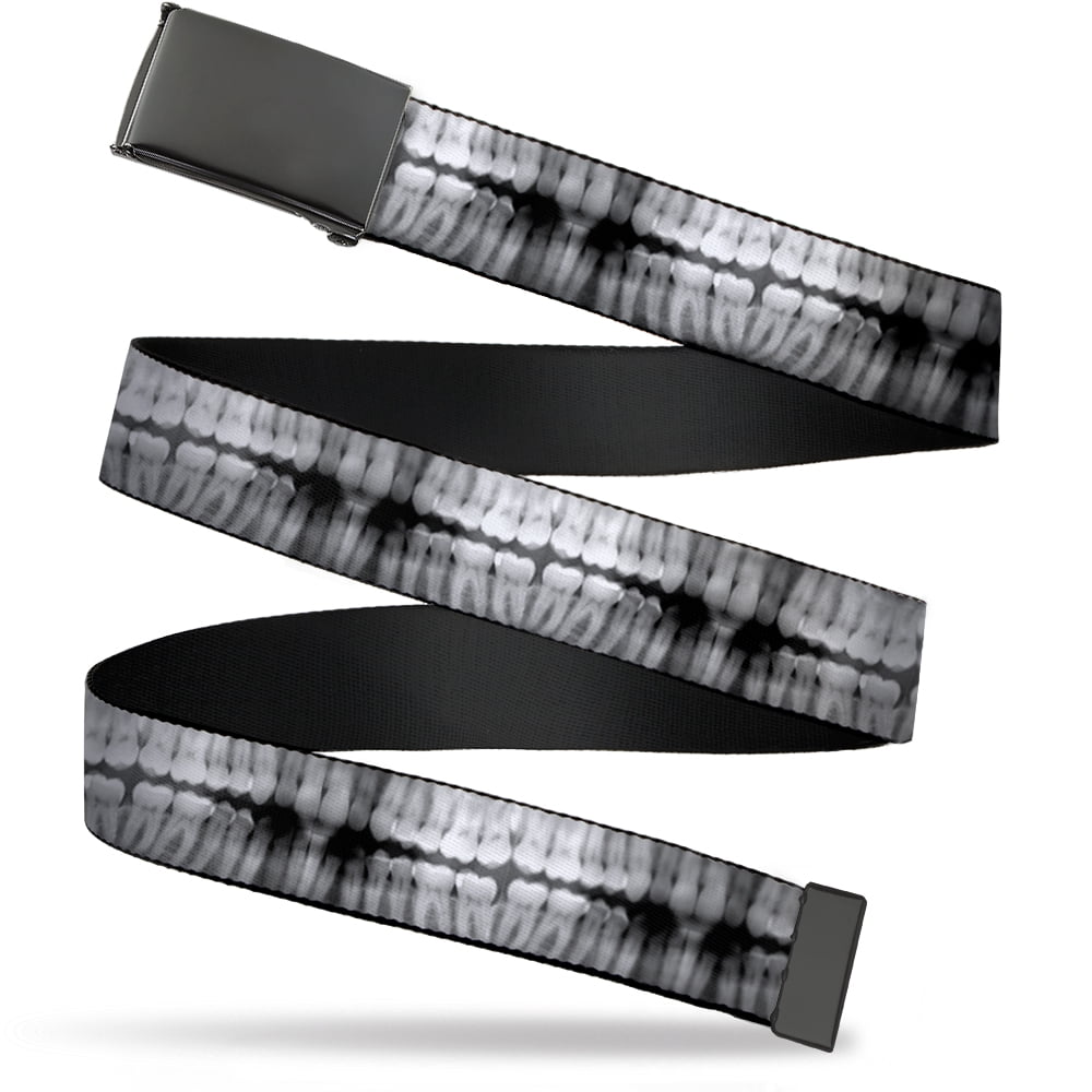 Adjustable Belt, Clamp Buckle, Cut-to-Fit, Dental X Rays Black White ...
