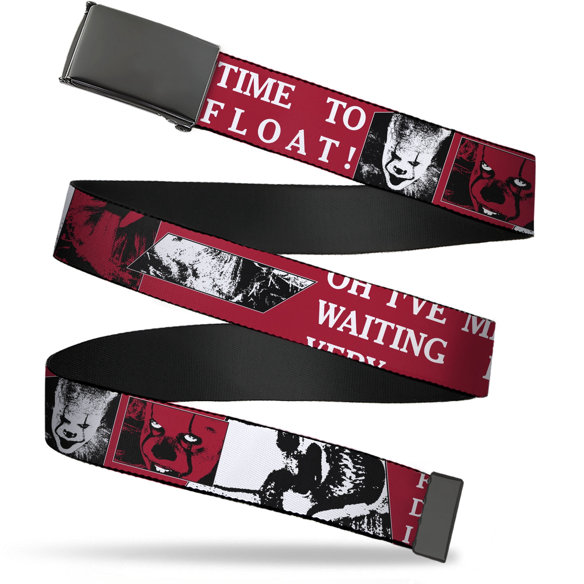 Adjustable Belt, Clamp Buckle, Cut-to-Fit, It Pennywise Poses and ...
