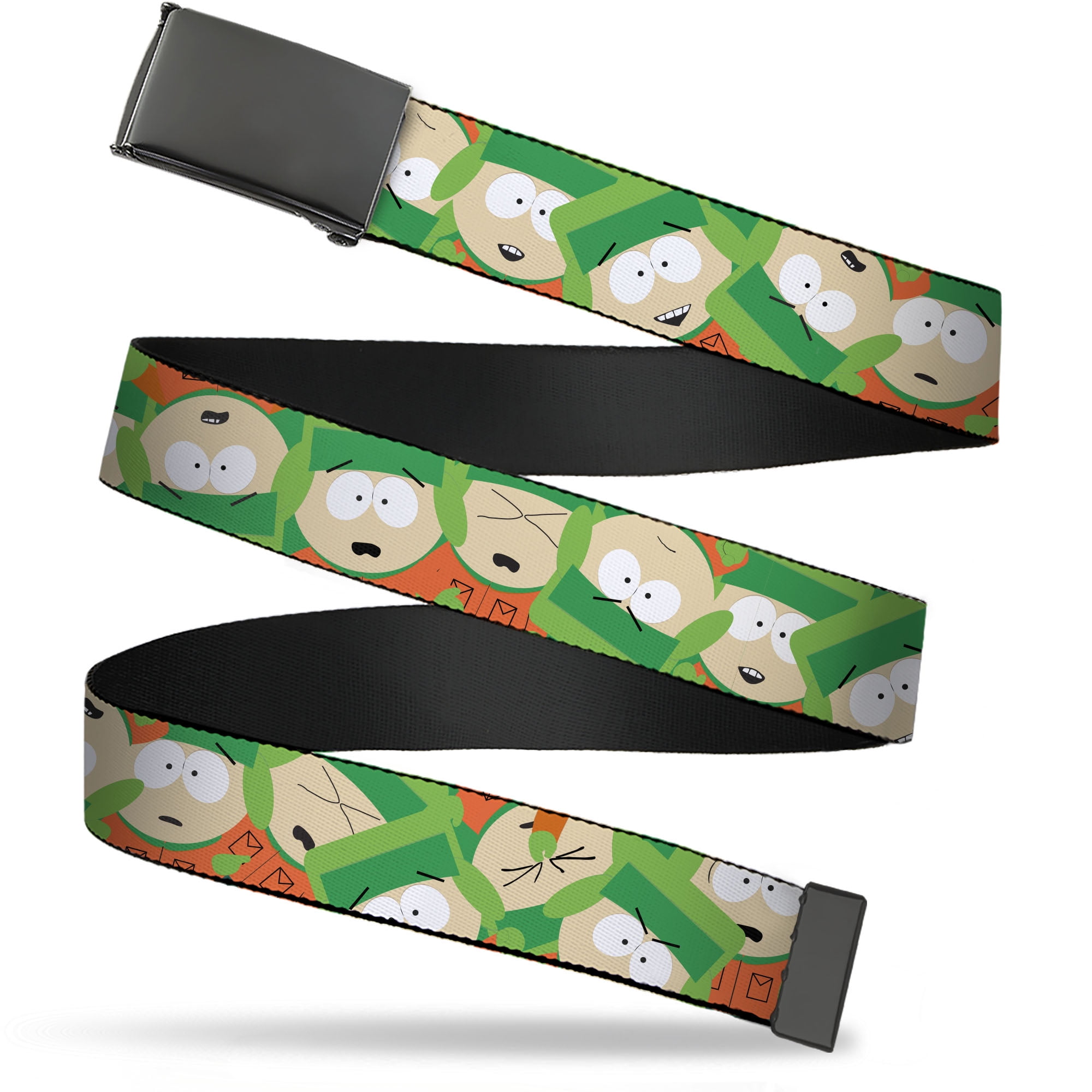 Adjustable Belt, Clamp Buckle, Cut-to-Fit, South Park Kyle Expressions ...