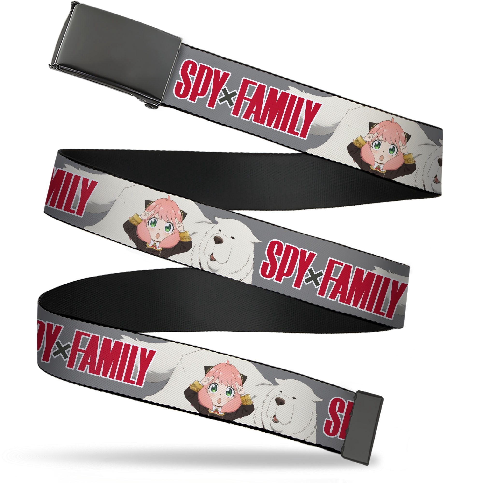 Adjustable Belt, Clamp Buckle, Cut-to-Fit, Spy x Family Anya with Bondo ...
