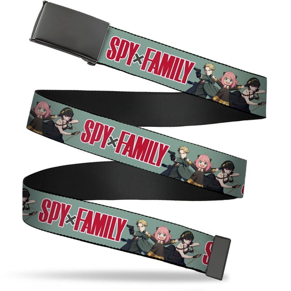 Adjustable Belt, Clamp Buckle, Cut-to-Fit, Spy x Family Forger Family ...