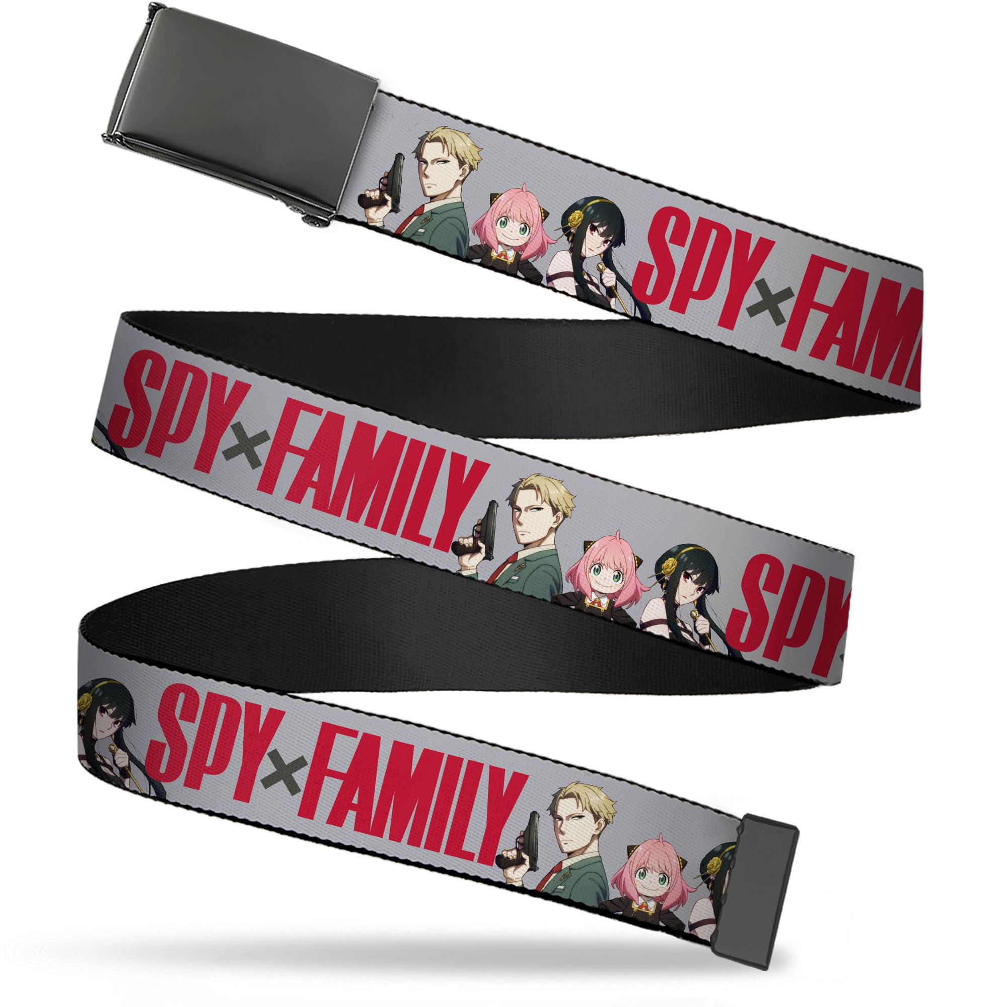Adjustable Belt, Clamp Buckle, Cut-to-Fit, Spy x Family Forger Family ...