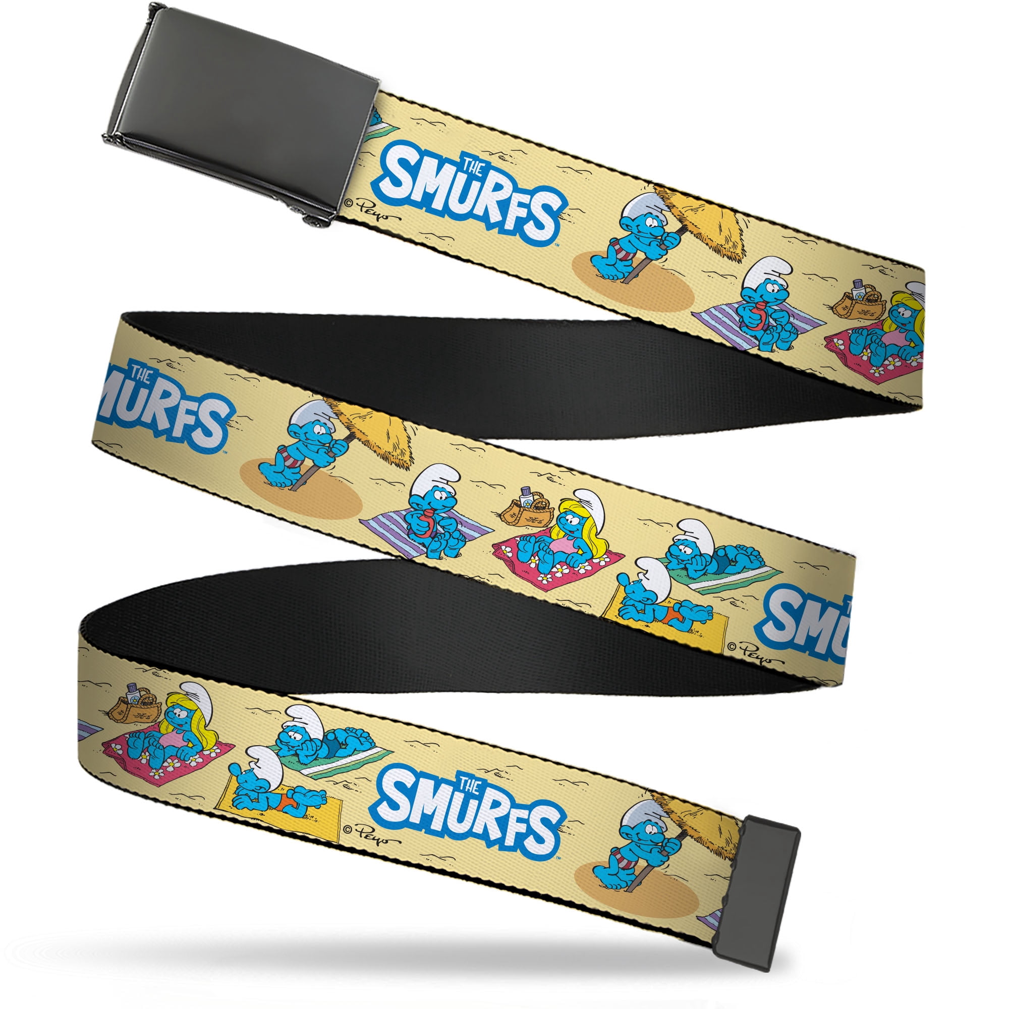 Adjustable Belt, Clamp Buckle, Cut-to-Fit, The Smurfs Beach Day Fun ...