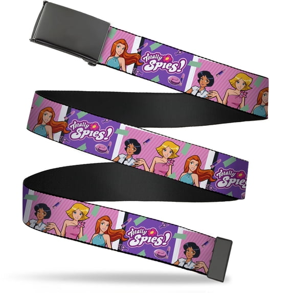 Adjustable Belt, Clamp Buckle, Cut-to-Fit, Totally Spies Girls Group ...