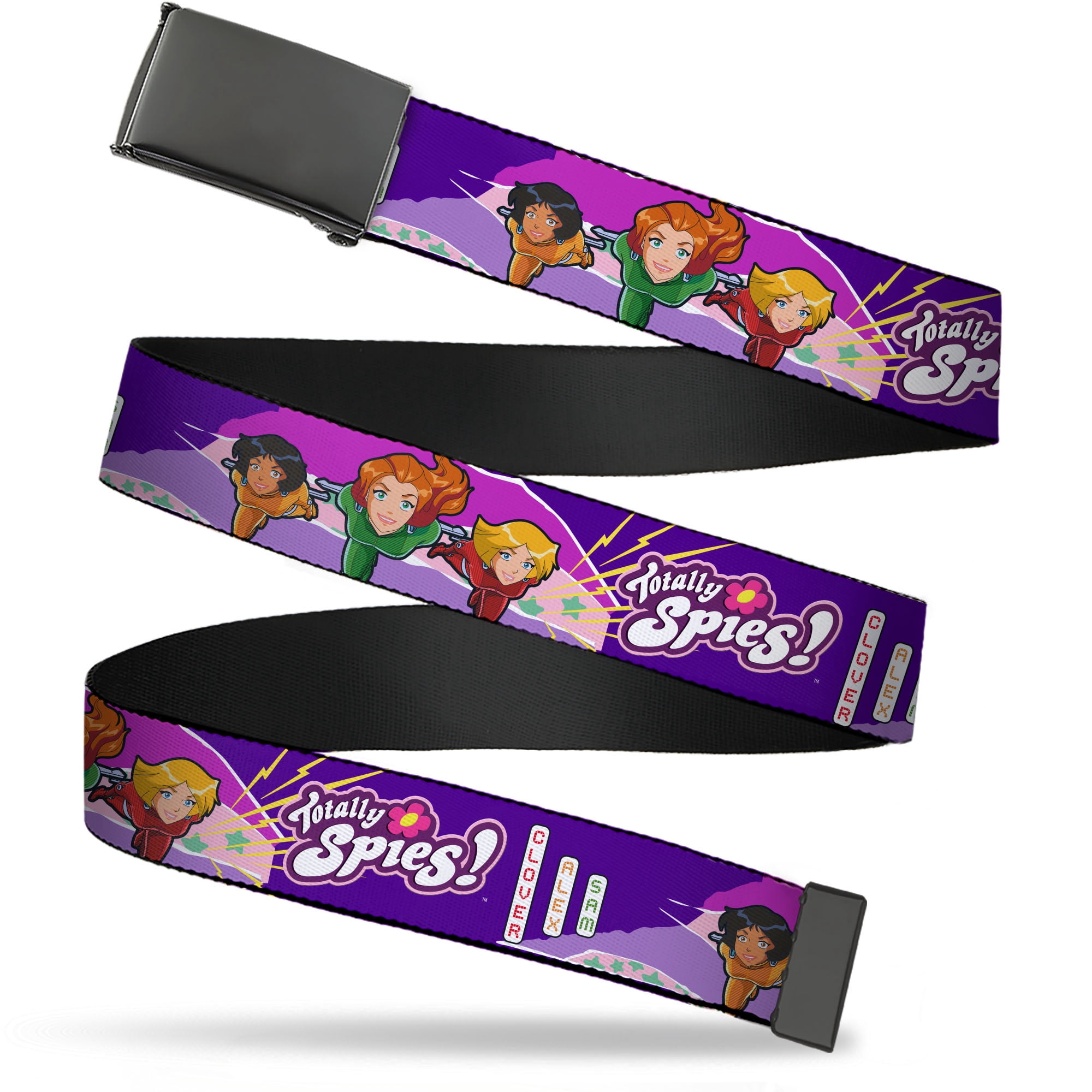 Adjustable Belt, Clamp Buckle, Cut-to-Fit, Totally Spies Group Action ...