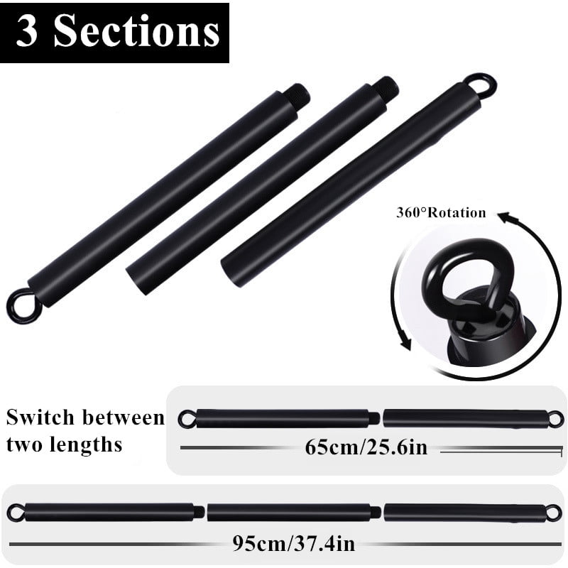 Adjustable Bench Press Band with Bar Chest Builder Workout Equipment ...