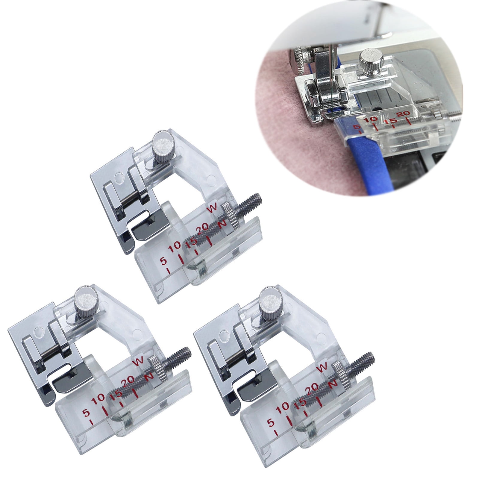 Adjustable Bias Tape Binding Foot, 2024 Updated Sewing Machine Presser ...