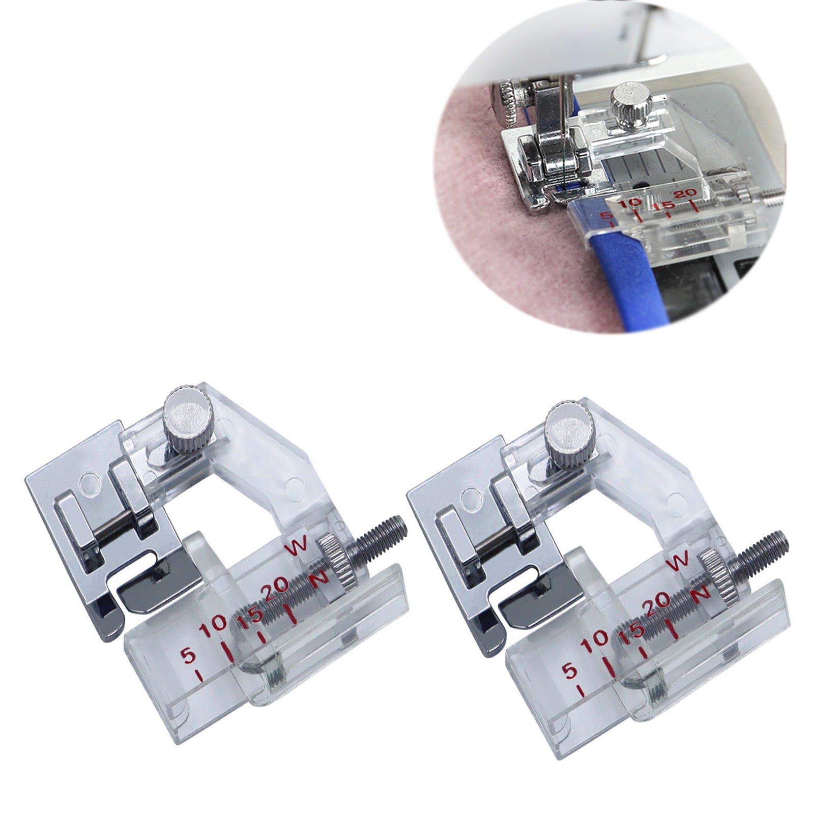 Adjustable Bias Tape Binding Foot, 2024 Updated Sewing Machine Presser ...