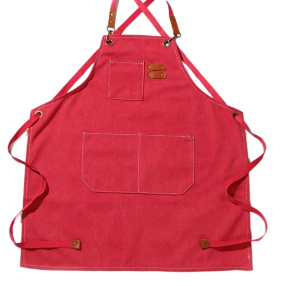 Adjustable Bib Apron with 3 Pockets Cooking Kitchen Aprons for Women ...
