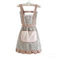 Adjustable Bib Apron with Detachable Sleeves for Cooking Baking ...