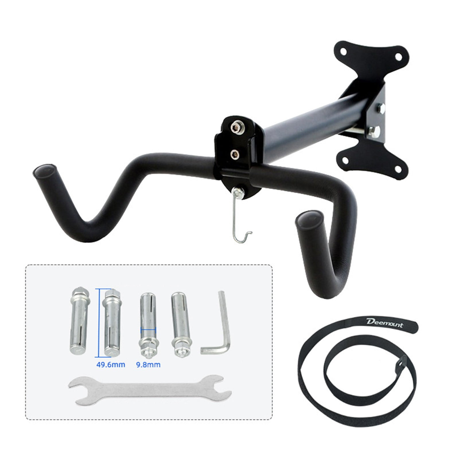 Adjustable Bike Hook Wall Mount, Garage Bike Rack, Metal Wall Bike Rack ...