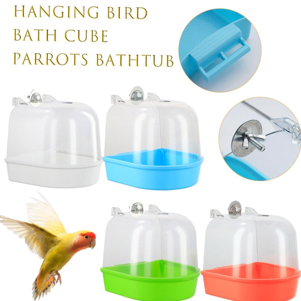 Adjustable Bird Bath for Cage Cleaning Pet Supplies Cockatiel Bird ...