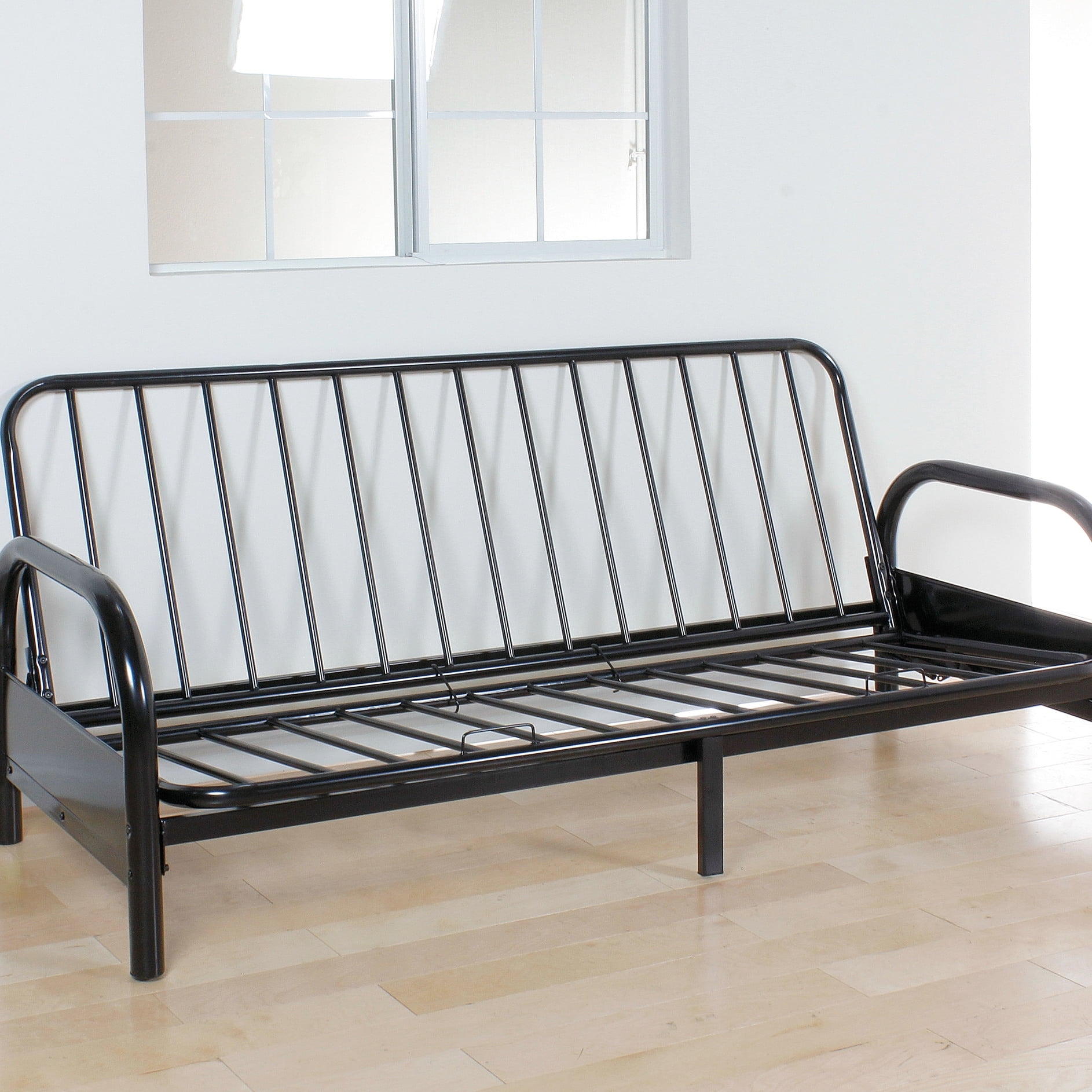 Adjustable Black Metal Futon Frame For A Stylish Living Area ...