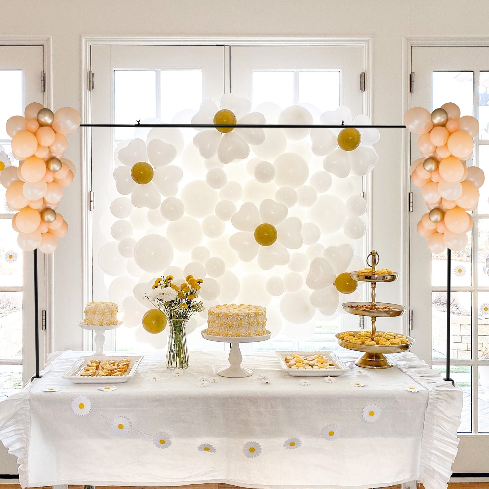 Adjustable Black Metal Table Stand, Table Clamp Stand Modern Black 3 ...