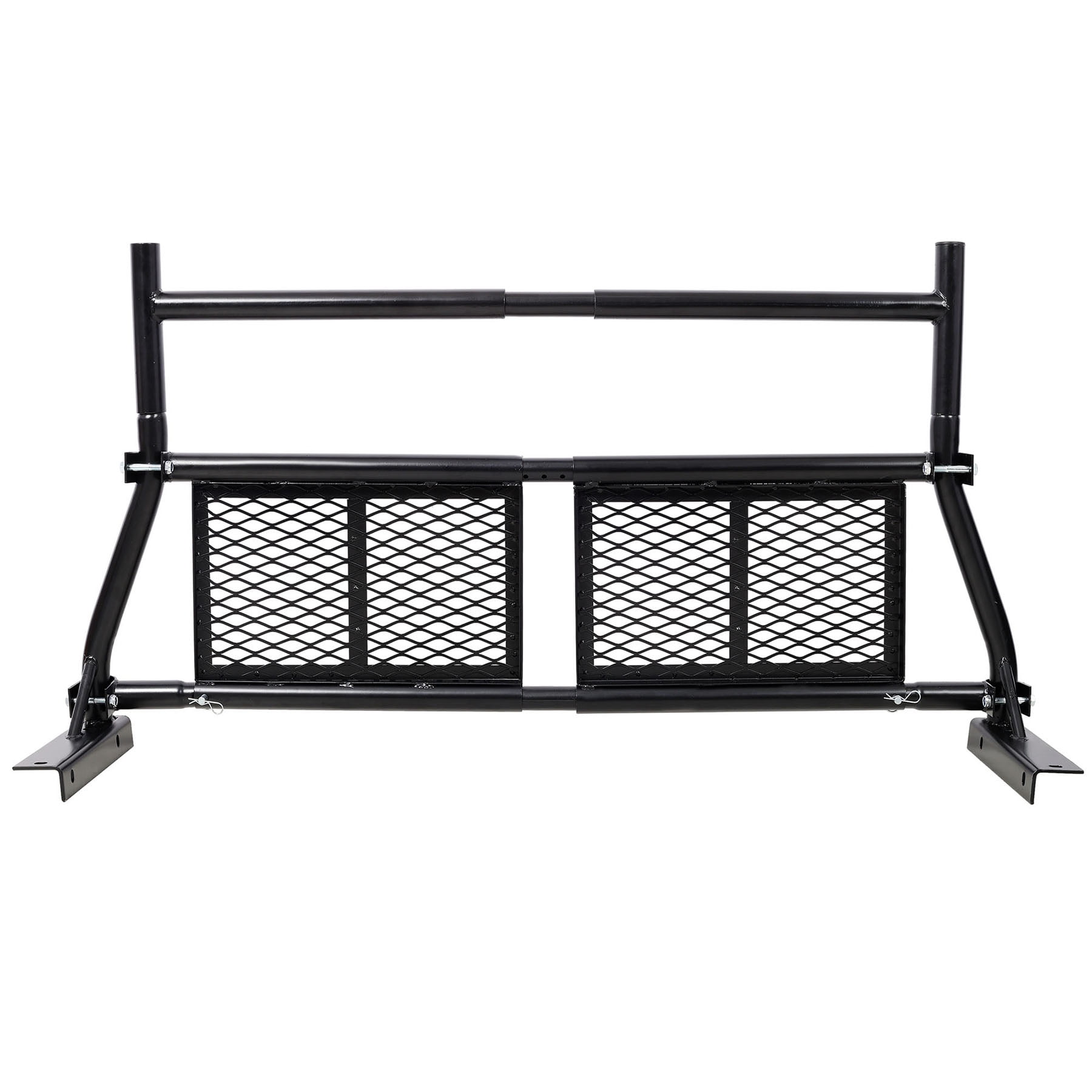 Adjustable Black Steel Headache Rack for Pickup Trucks, Fits 57" to 68 ...