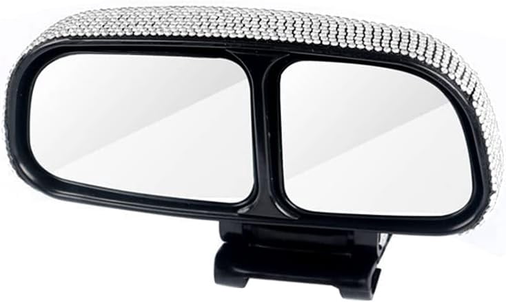 Adjustable Blind Spot Mirrors, Sovob Bling Crystal Blind Spot Mirror ...