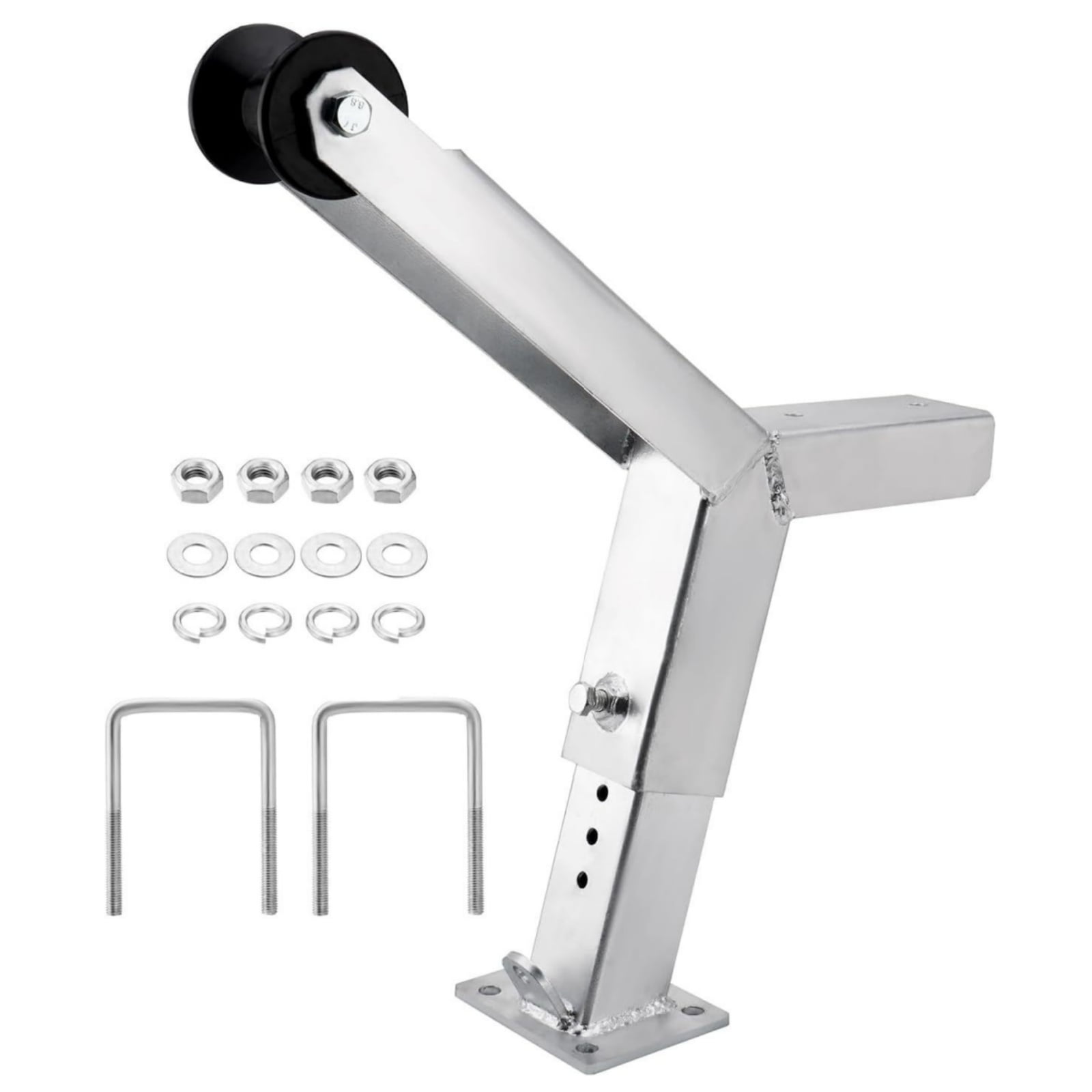 Adjustable Boat Trailer Winch Stand with Trailer Rollers, Fit 3" W X 4 ...